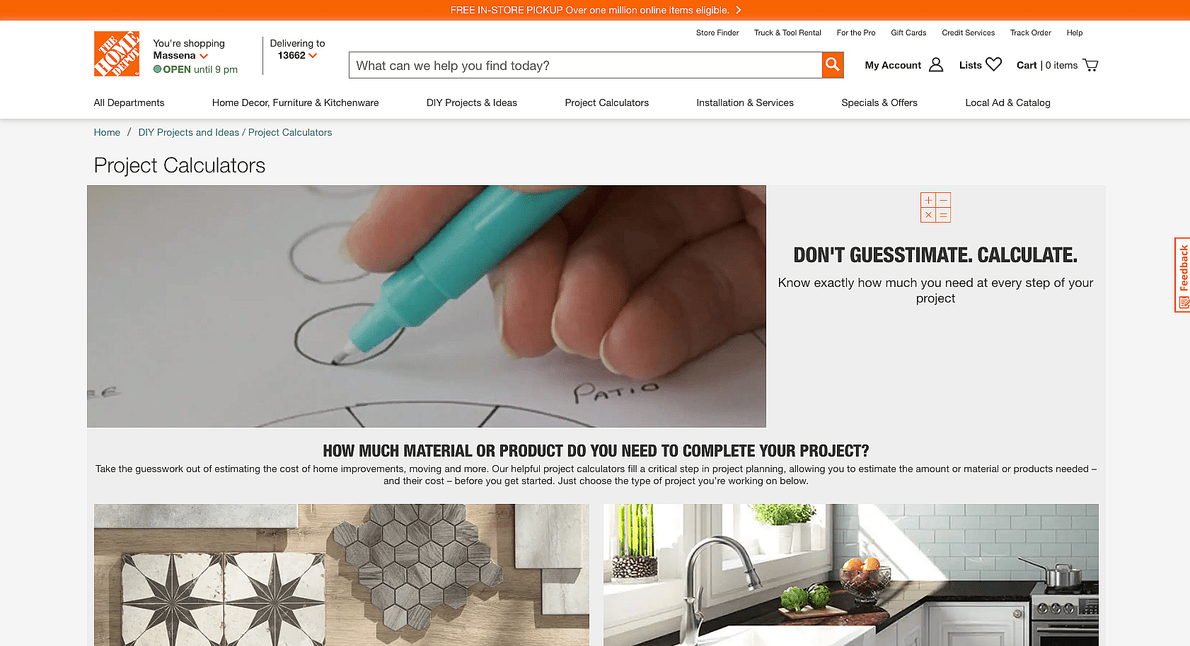 Project_Calculators_for_Materials_Estimating_at_The_Home_Depot - Toast ...